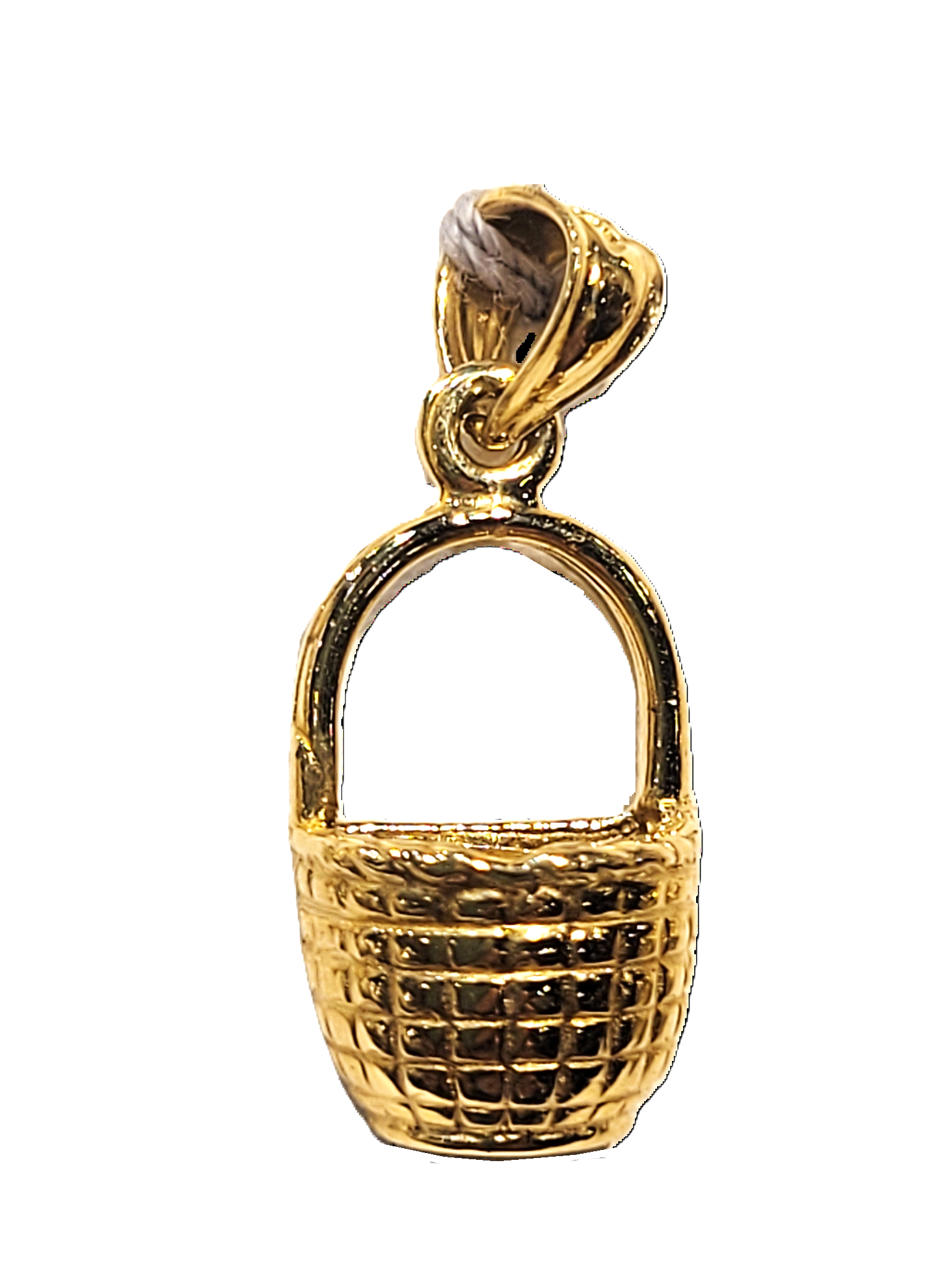 Nantucket Flat-Backed Lightship Basket Charm in 14k Gold – Craftmasters ...